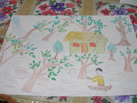 School drawing competetion on preventing typhoon damage to houses | DW ...